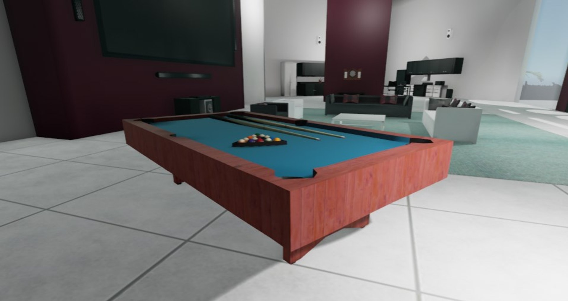 Free X Model Pool Table