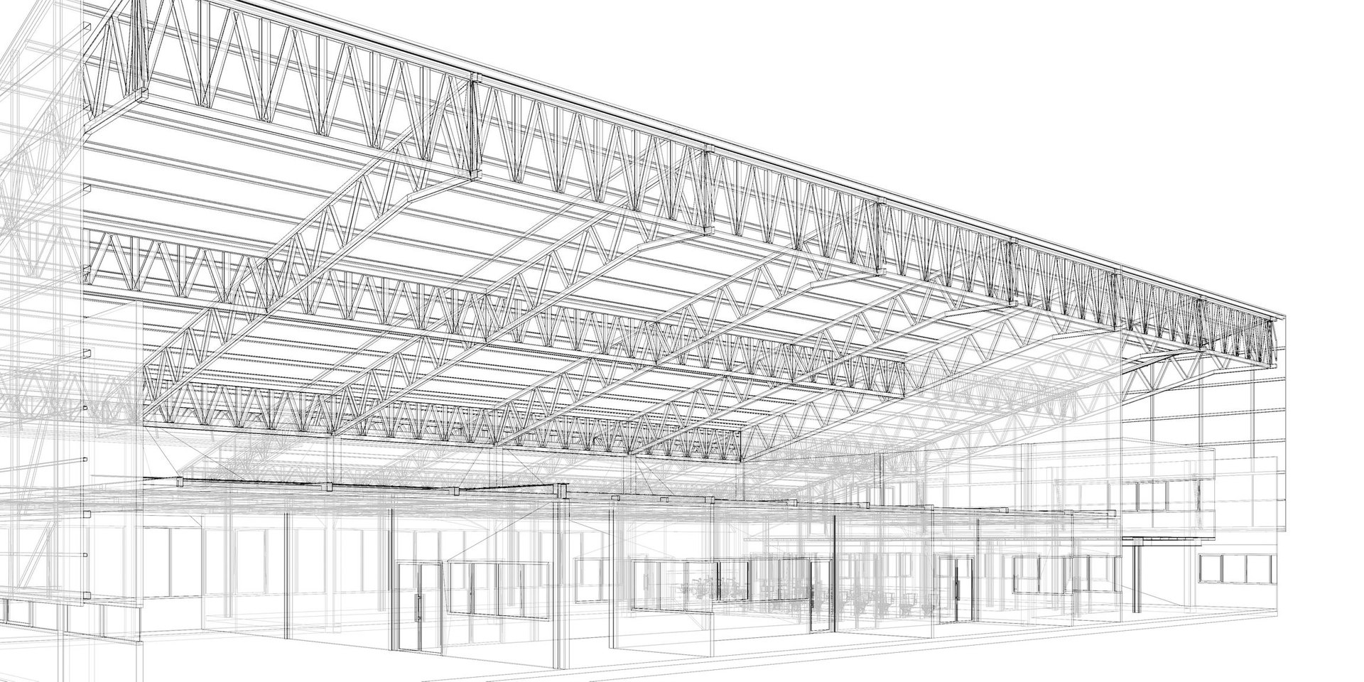 Warehouse In Section Cut 3D - TurboSquid 2070512