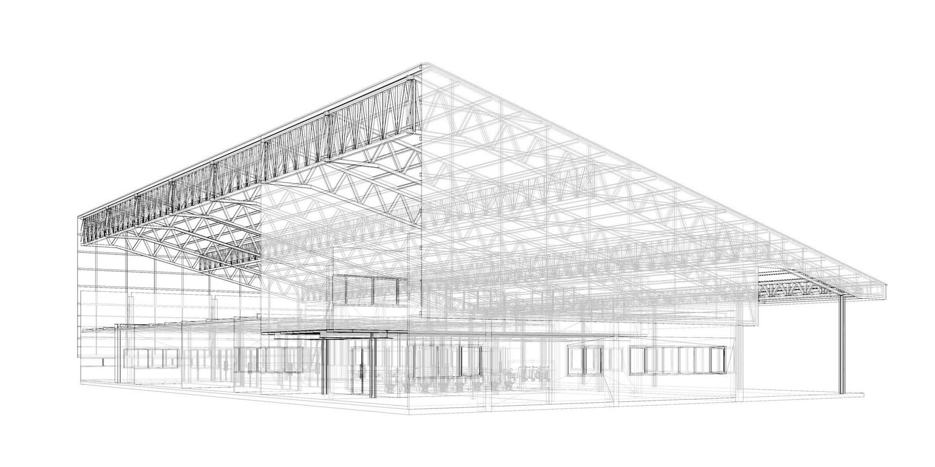 Warehouse In Section Cut 3D - TurboSquid 2070512