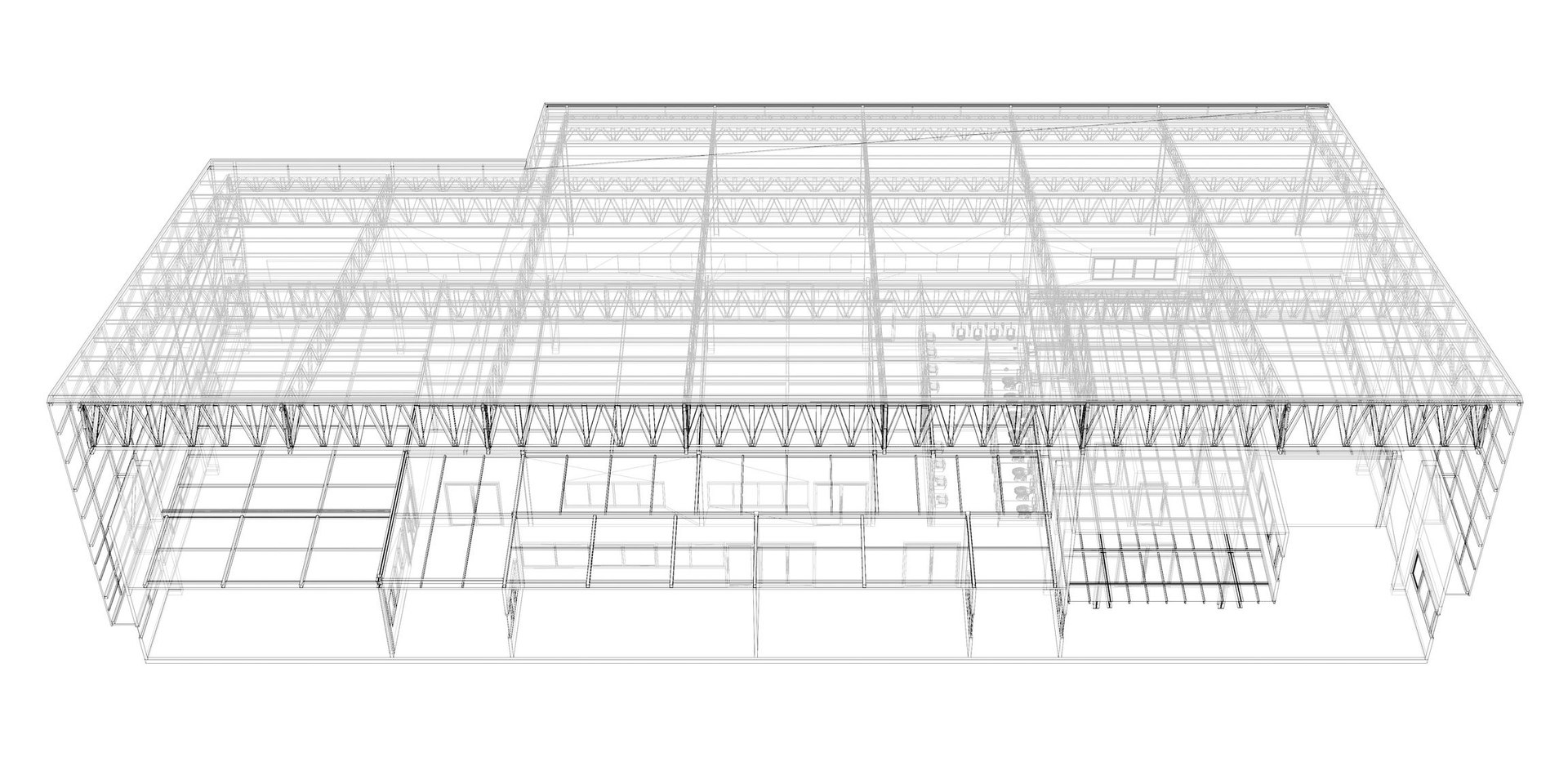 Warehouse In Section Cut 3D - TurboSquid 2070512