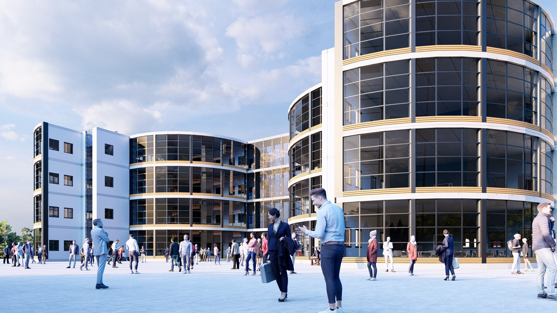 Academic Building Model Skpls 3D Model - TurboSquid 2046847