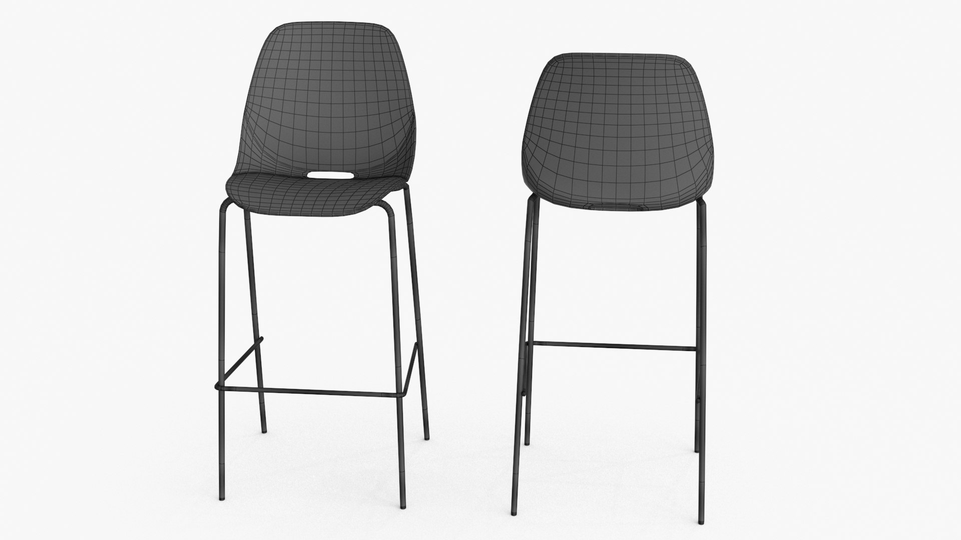 Miss Blanco Stool 3D - TurboSquid 2218196