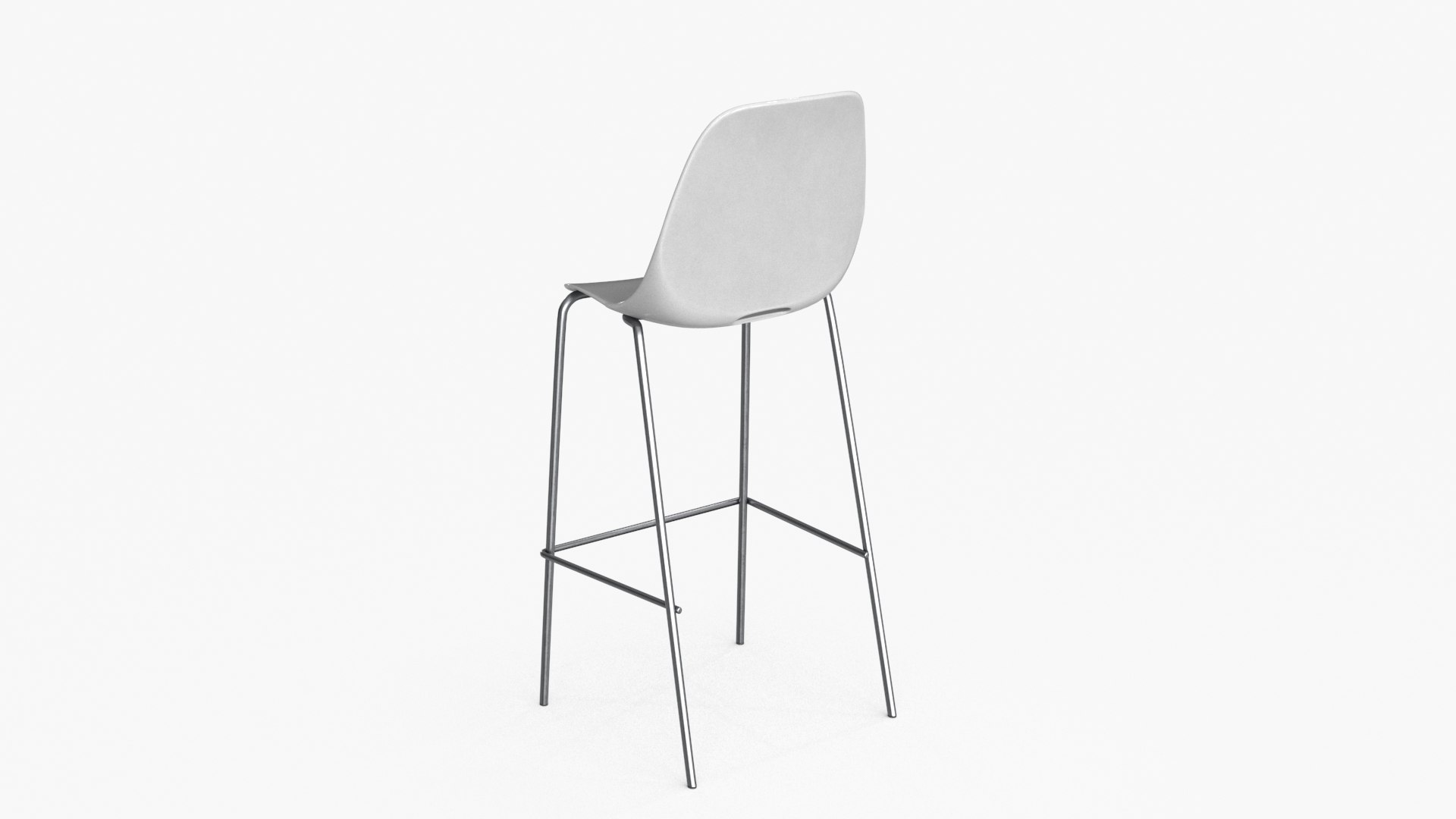 Miss Blanco Stool 3D - TurboSquid 2218196