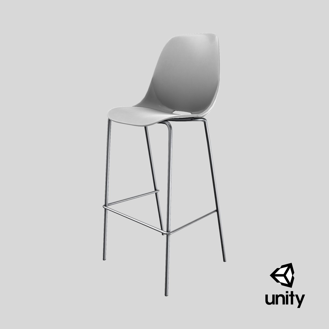 Miss Blanco Stool 3D - TurboSquid 2218196