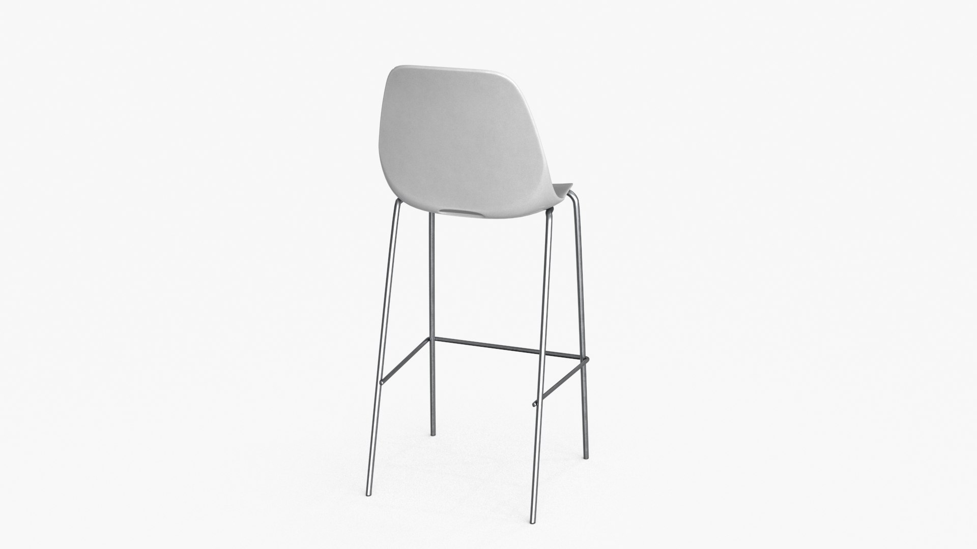 Miss Blanco Stool 3D - TurboSquid 2218196