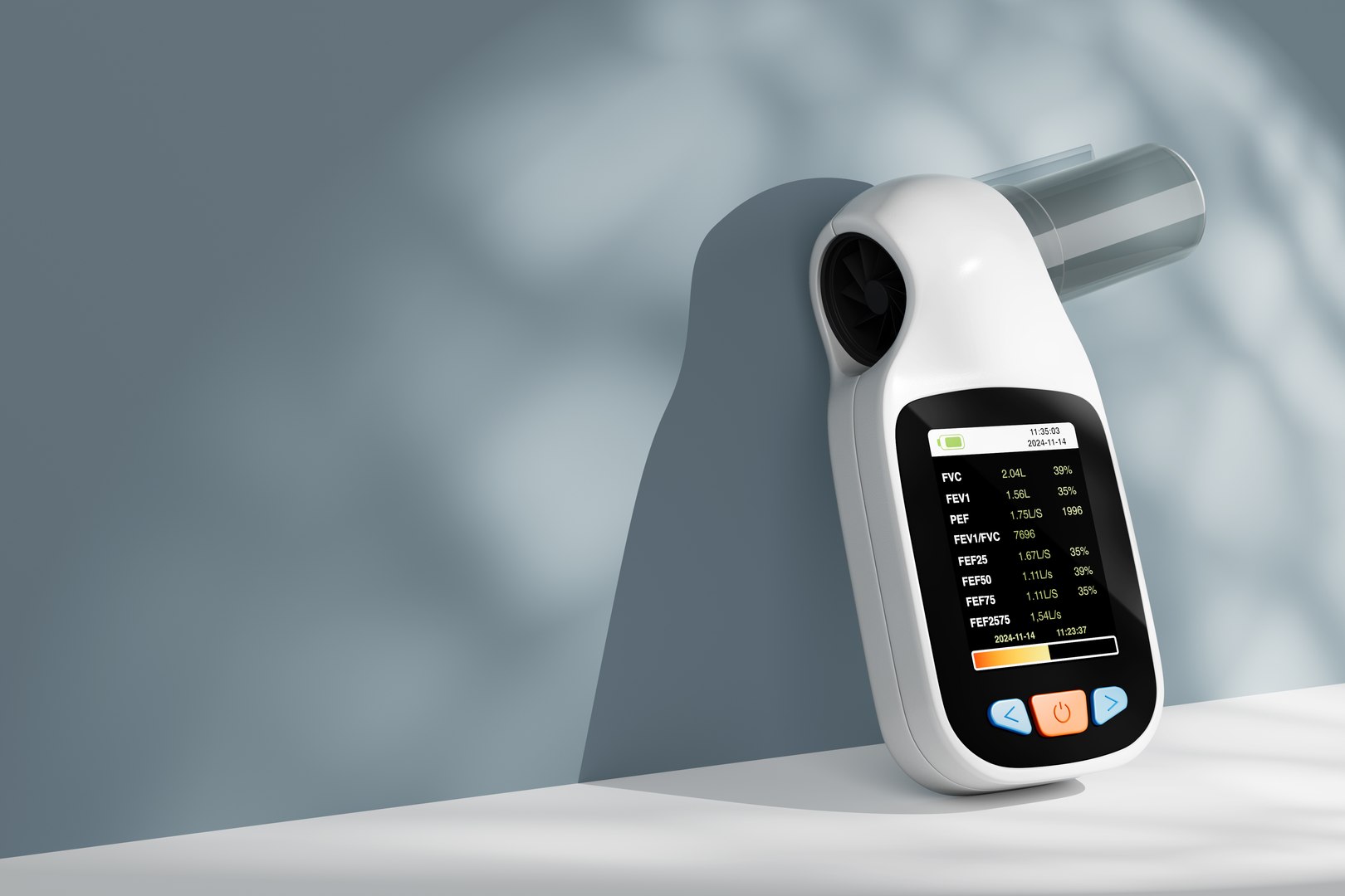 High-Quality Realistic Design Electronic Medical Pulmonary Spirometer ...