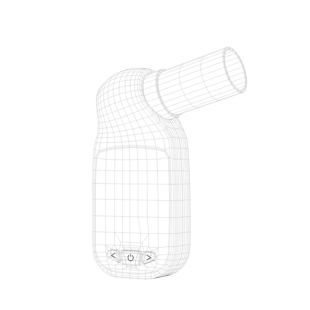 High-Quality Realistic Design Electronic Medical Pulmonary Spirometer ...