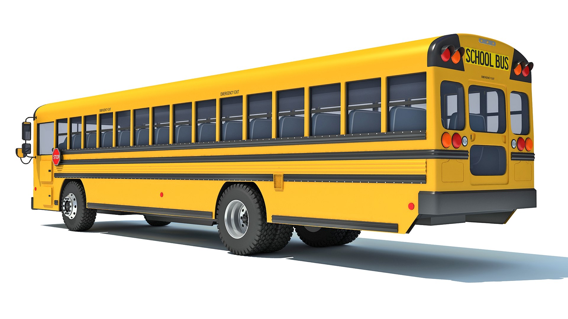 3D School Bus - TurboSquid 2152984