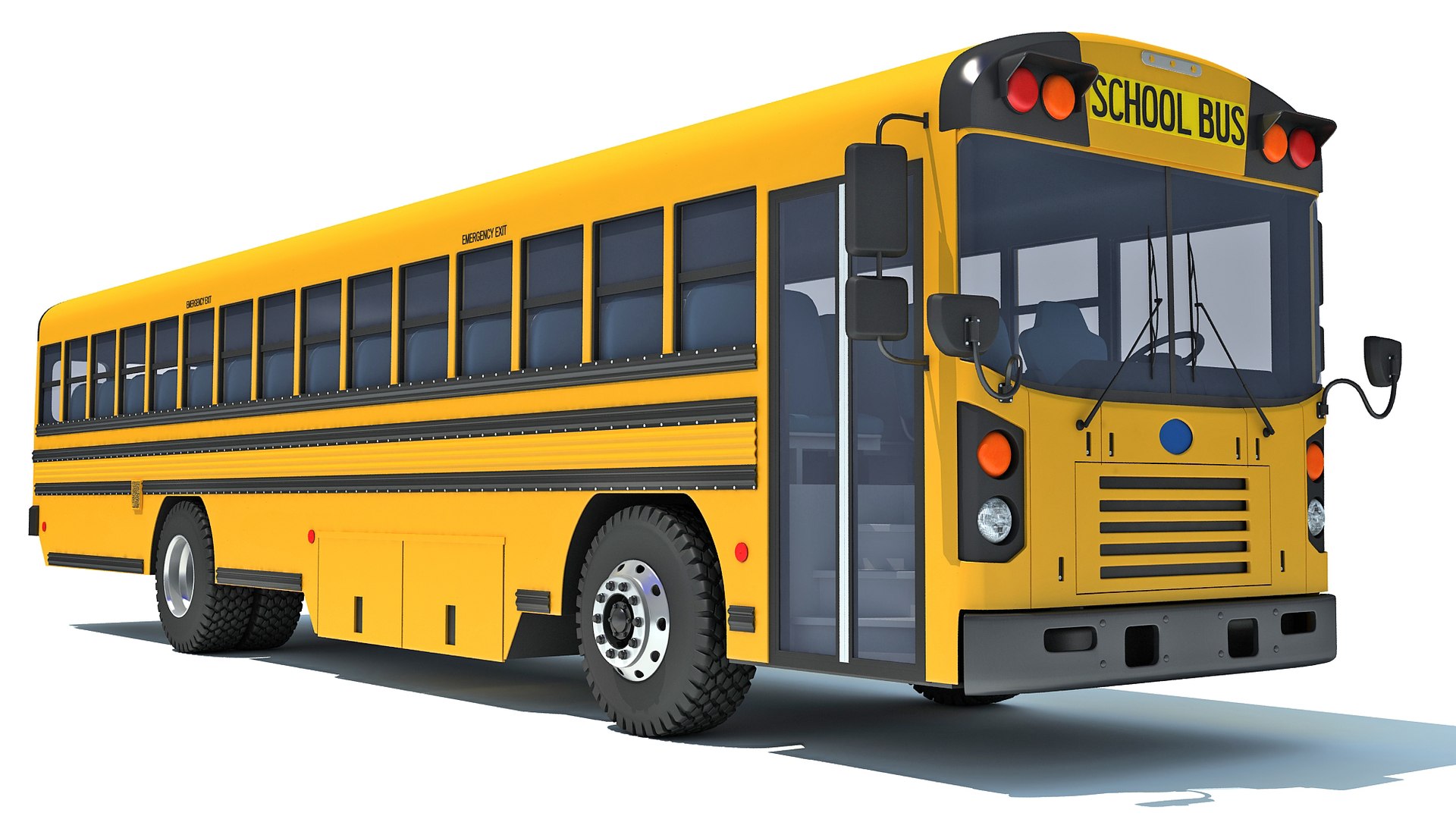 3D School Bus - TurboSquid 2152984