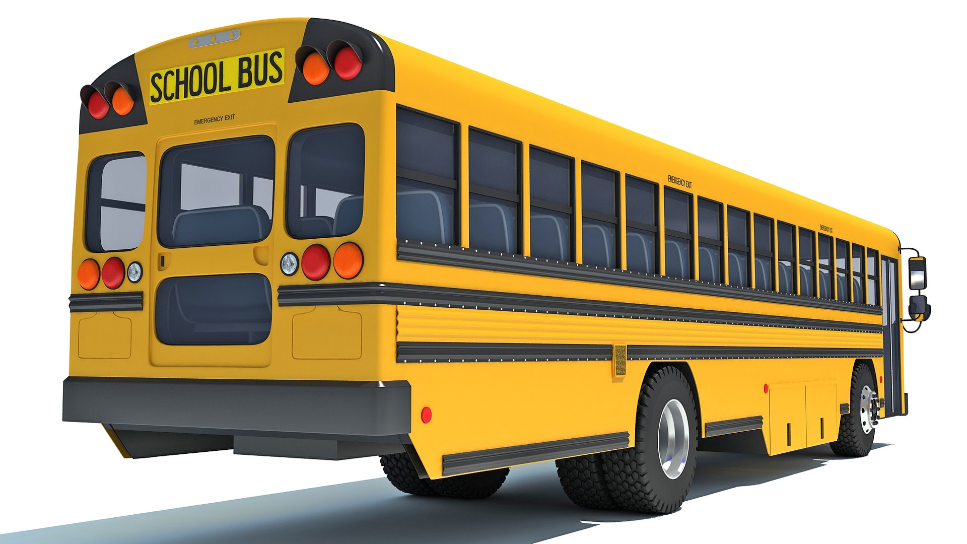 3D School Bus - TurboSquid 2152984