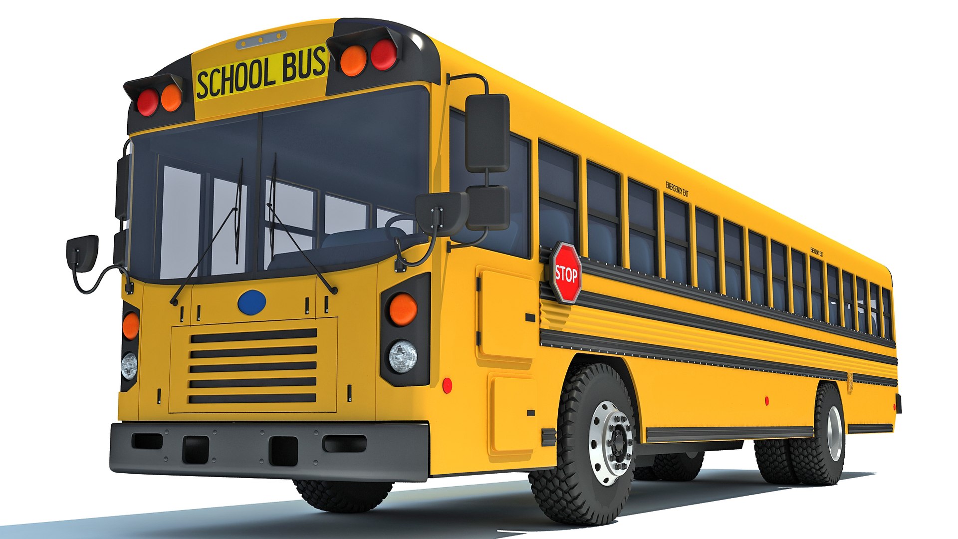 3D School Bus - TurboSquid 2152984