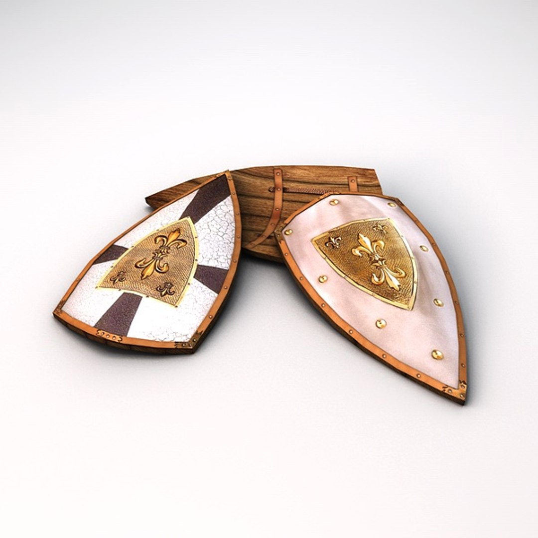 Shield Charlemagne 3d 3ds