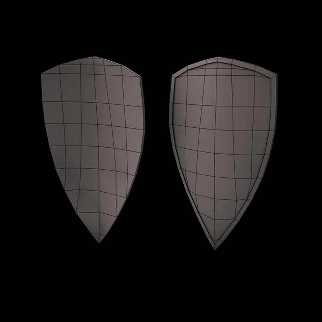 Shield Charlemagne 3d 3ds