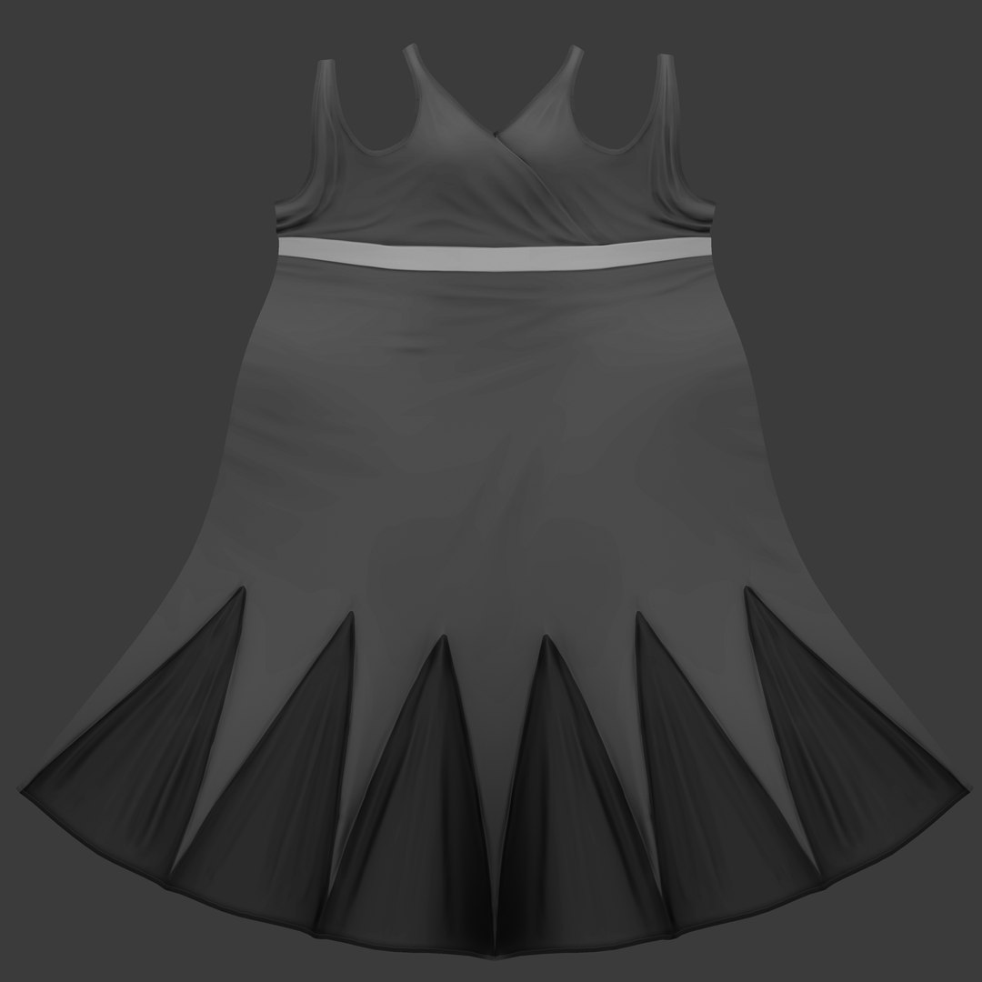 3D 1930 Cowl Open Bare Back Bias Cut Dress Model - TurboSquid 1945678