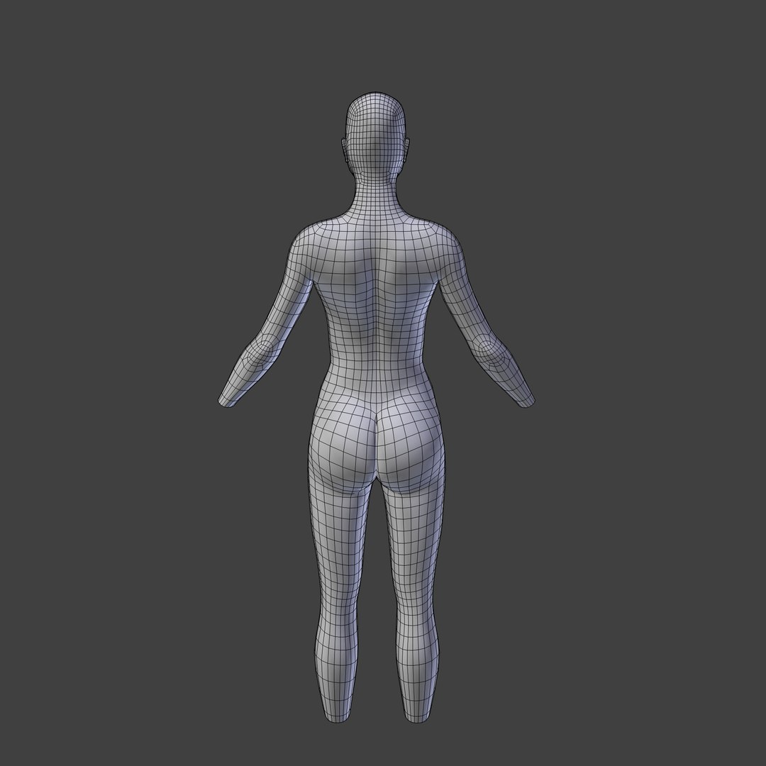 Female Body 3d Model
