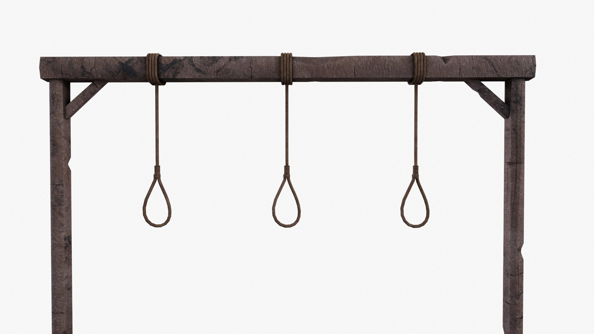 3D Gallows 3 Model - TurboSquid 1900182