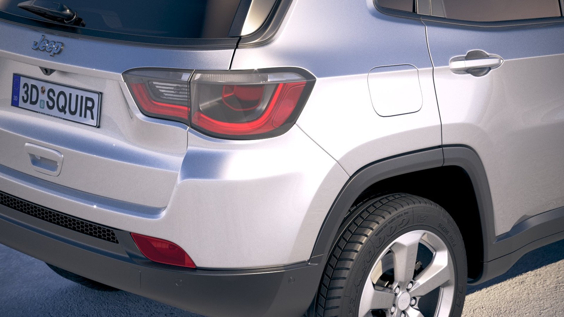 Jeep Compass 2018 Model - TurboSquid 1305539