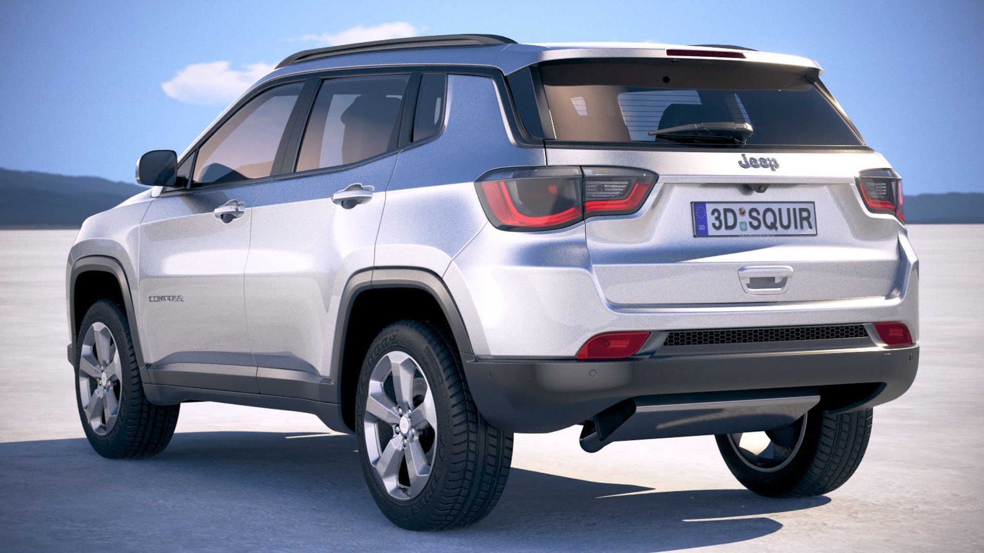 Jeep Compass 2018 Model - TurboSquid 1305539