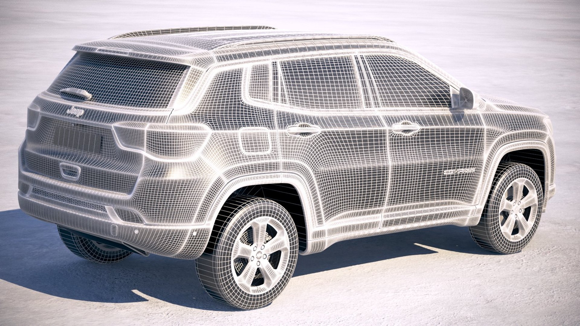 Jeep compass 2018 model - TurboSquid 1305539