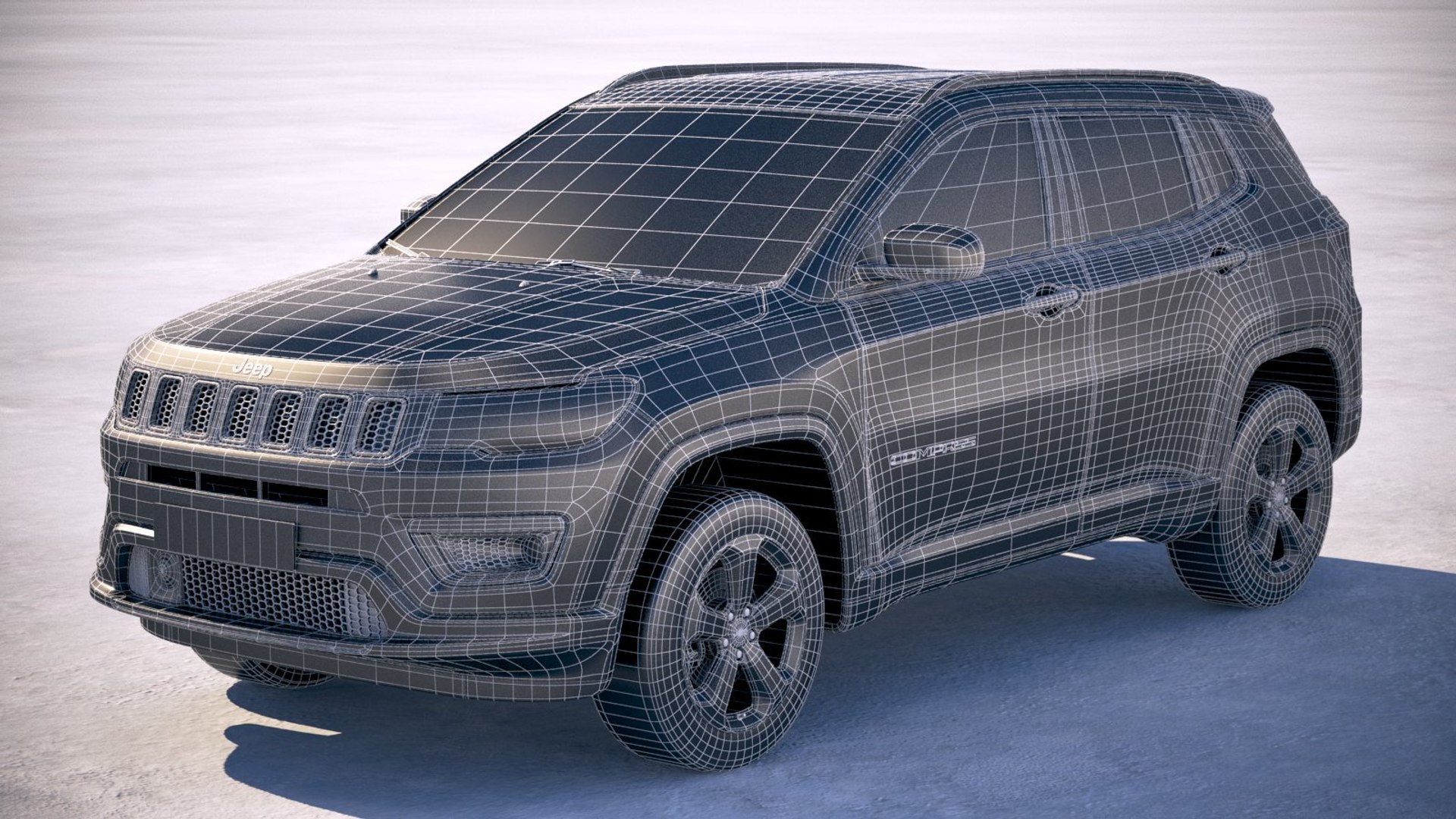 Jeep compass 2018 model - TurboSquid 1305539