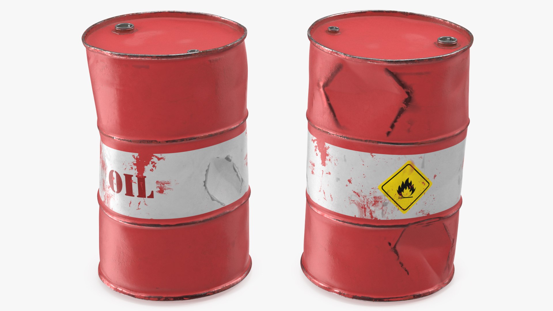 Rusty crude oil barrel 3D model - TurboSquid 1702828