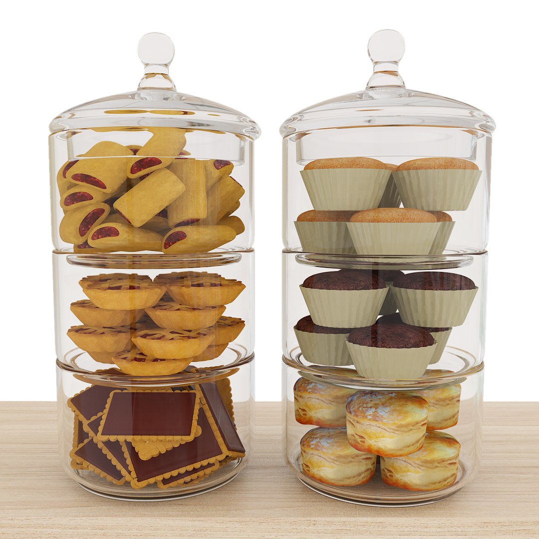 3D Model Pastry And Cookie Set - TurboSquid 2190862