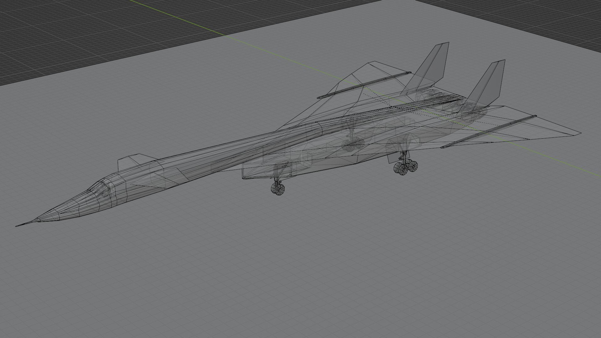 North American XB-70 Valkyrie 3D Model - TurboSquid 1925328