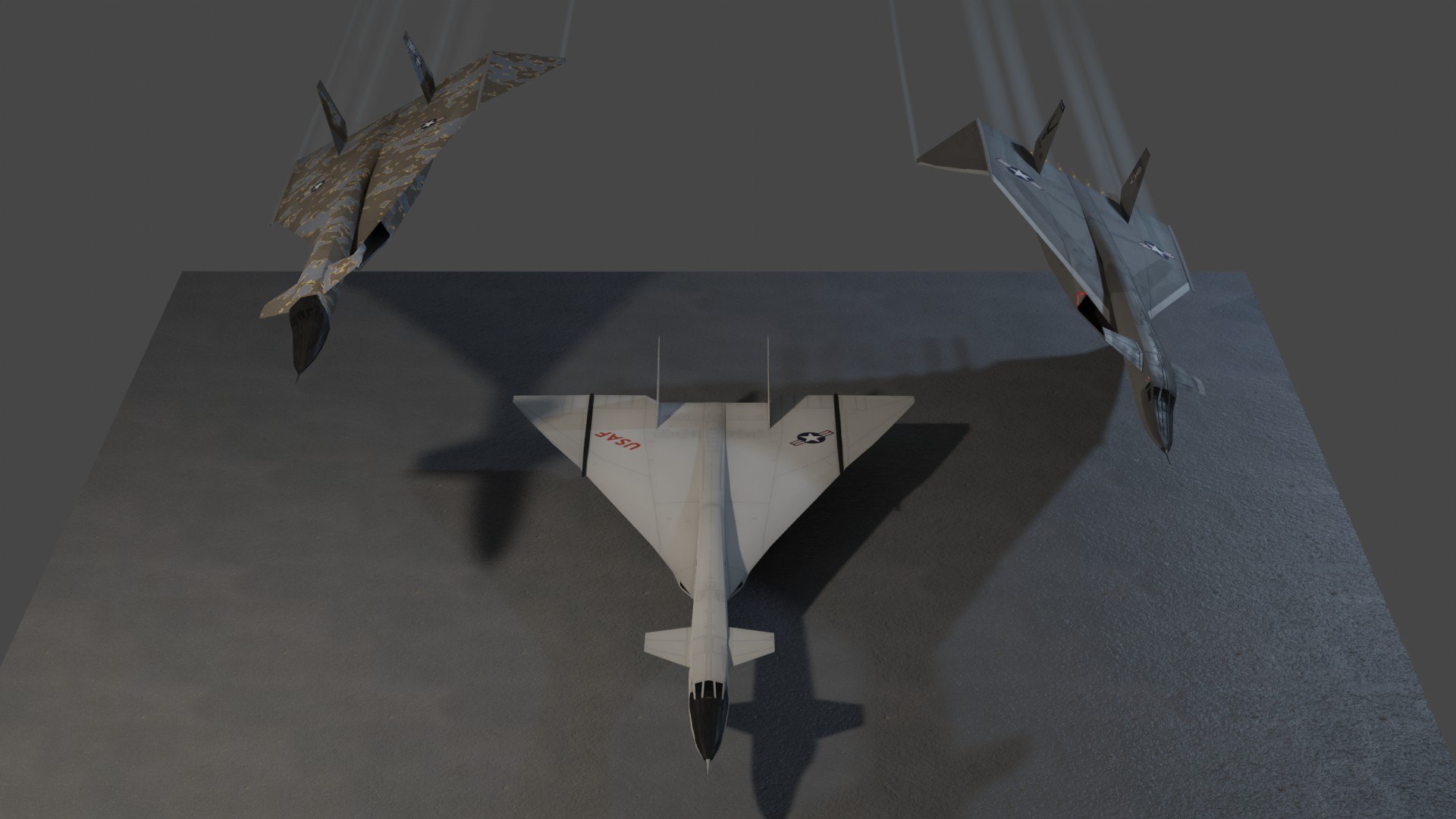 North American XB-70 Valkyrie 3D Model - TurboSquid 1925328