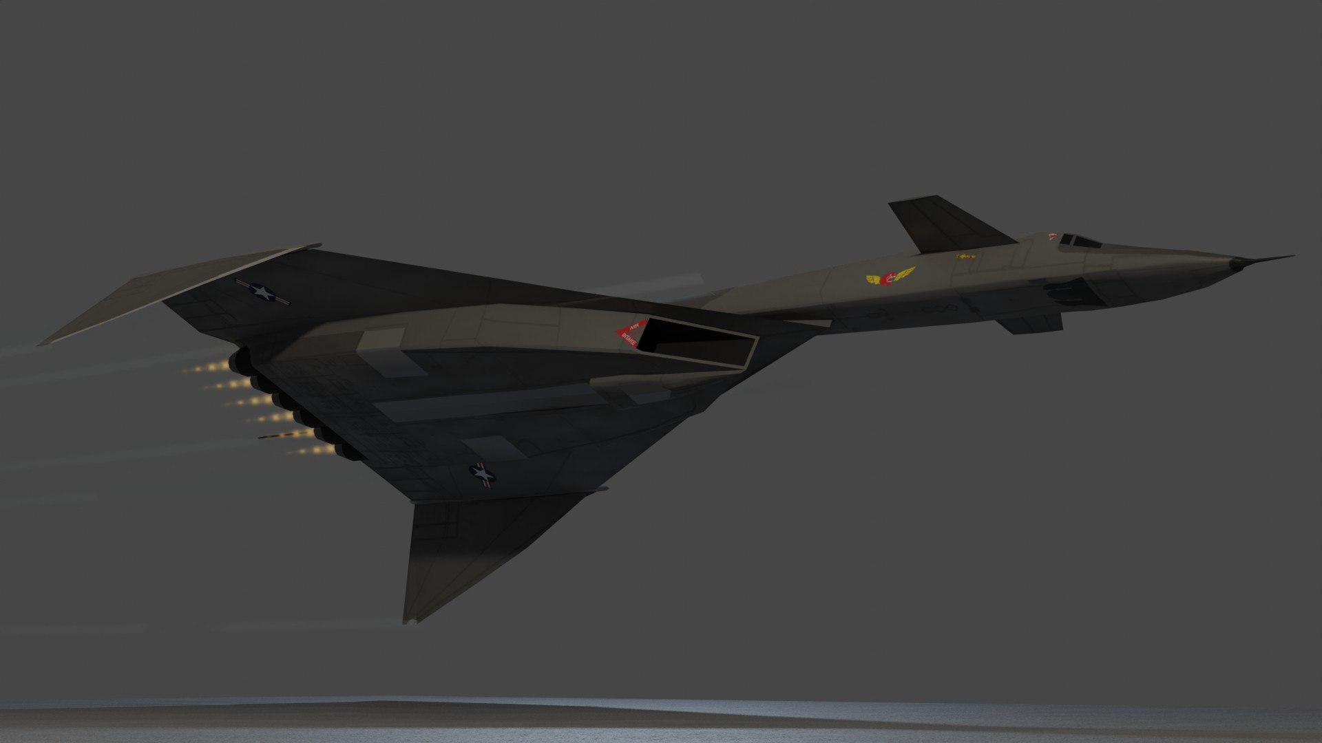 North American XB-70 Valkyrie 3D Model - TurboSquid 1925328