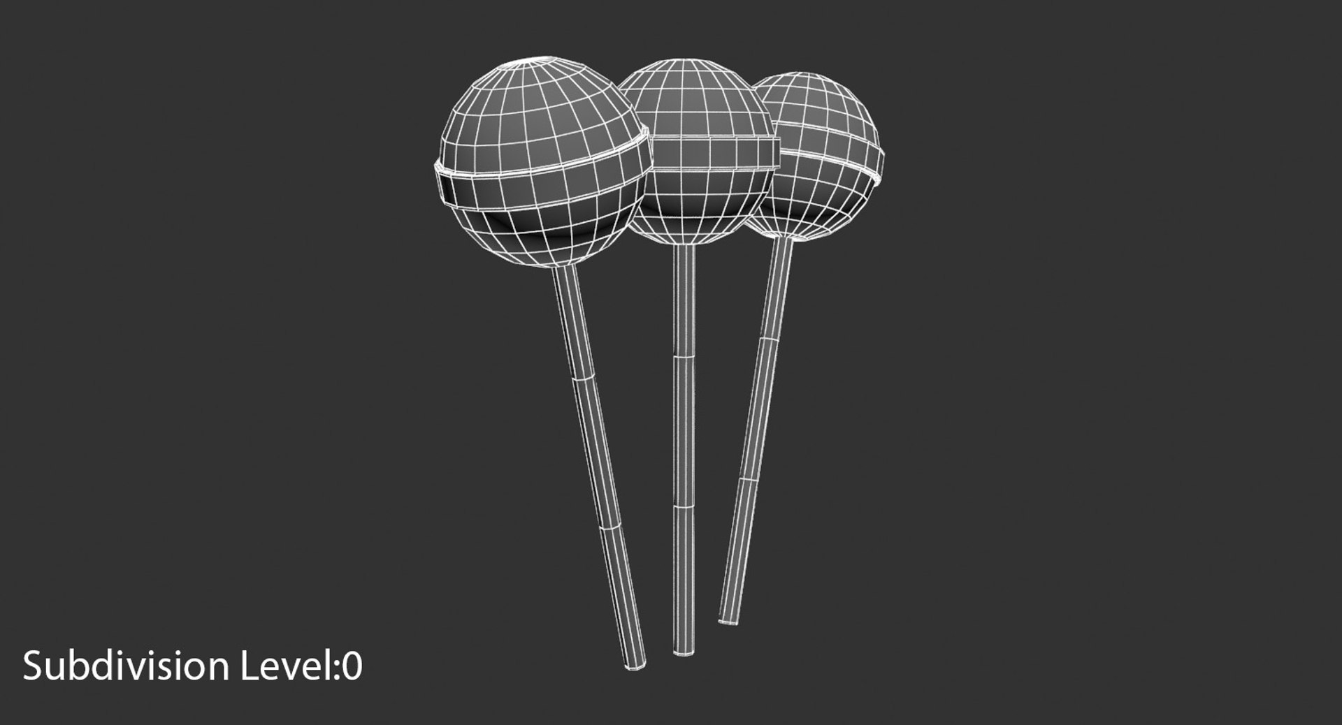 3D Lollipop - TurboSquid 1311229