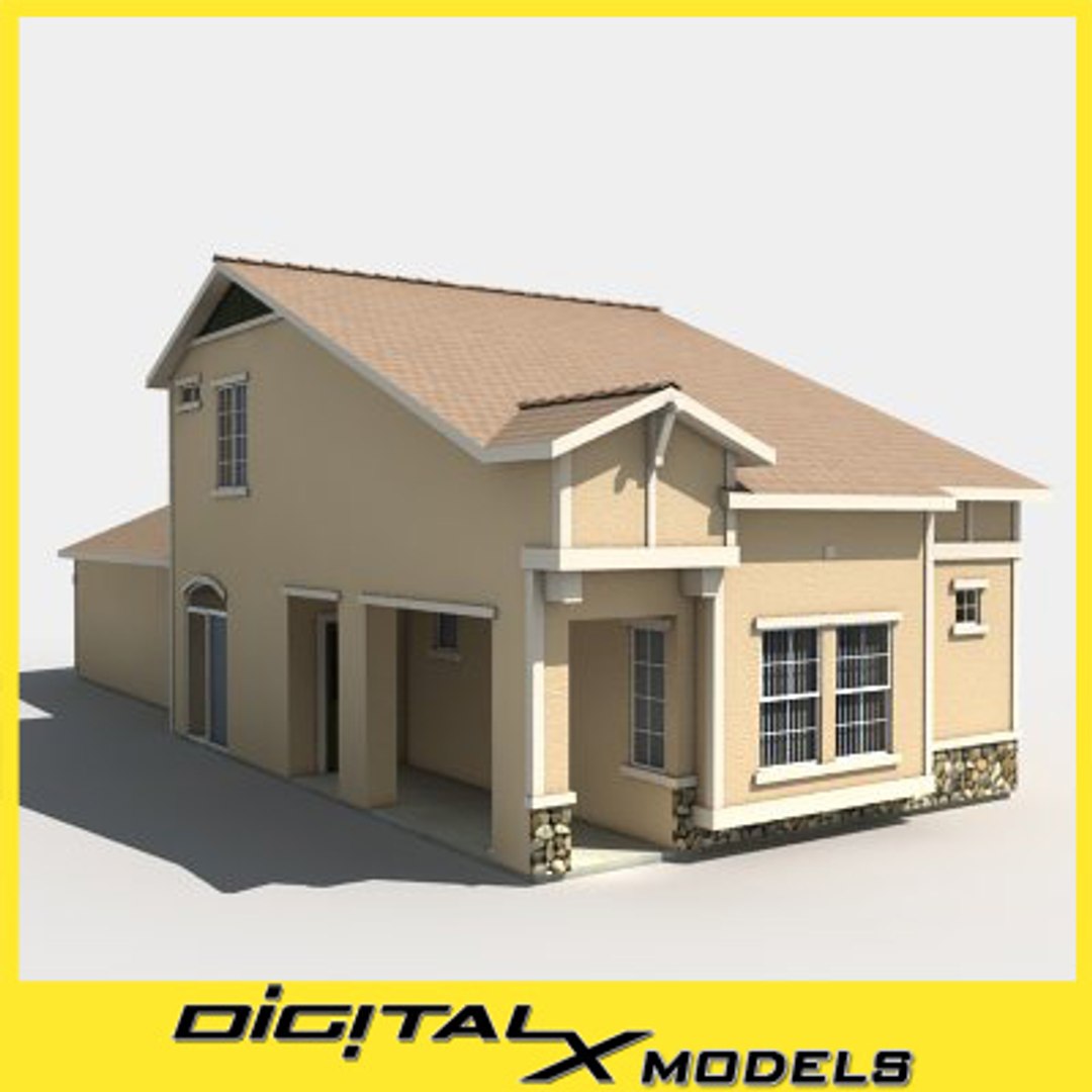 3d model subdivision house