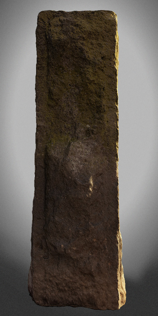 Milestone Stone 3d Model