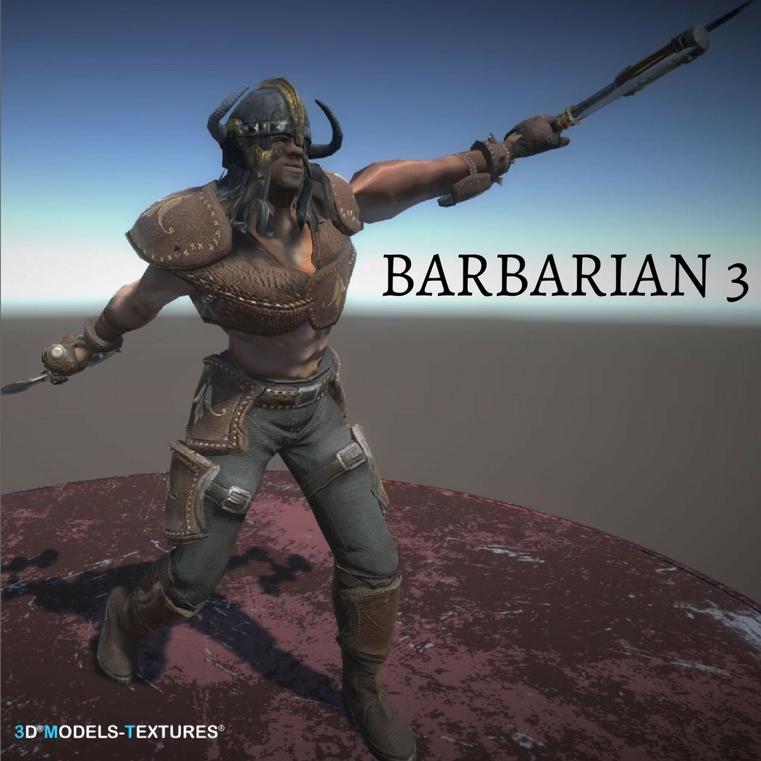 Barbarian Model - TurboSquid 1210765