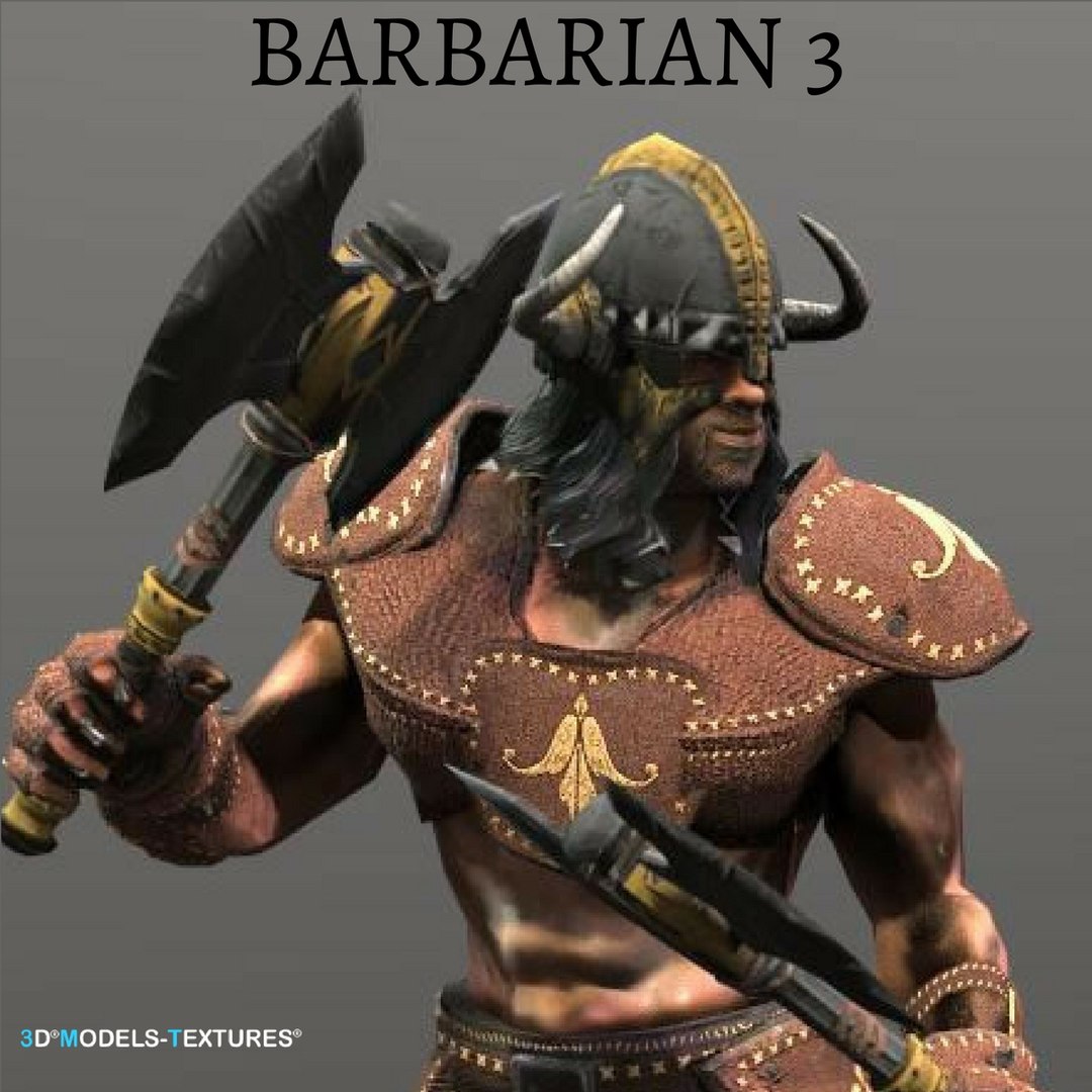 Barbarian Model - TurboSquid 1210765