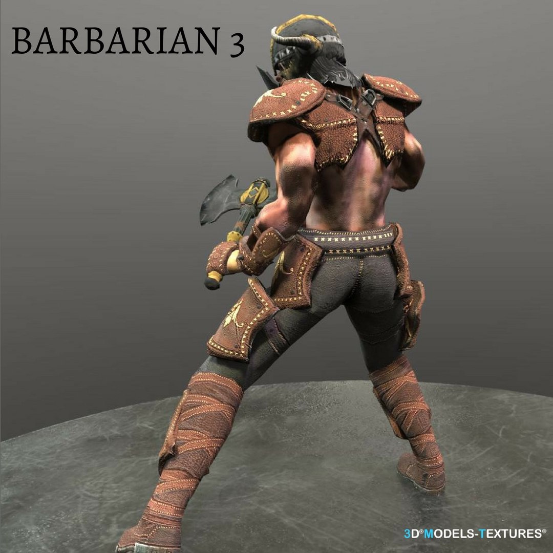 Barbarian Model - TurboSquid 1210765
