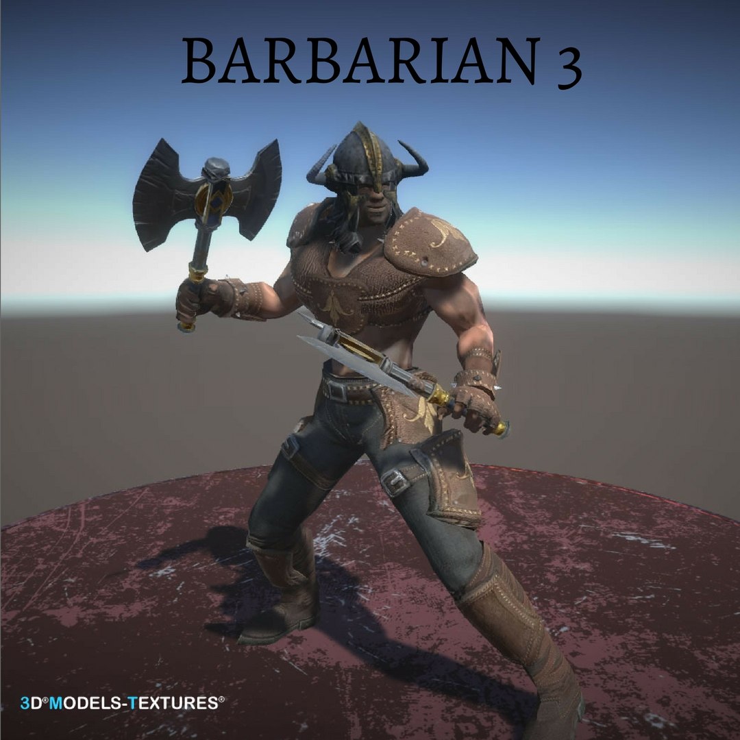 Barbarian Model - TurboSquid 1210765