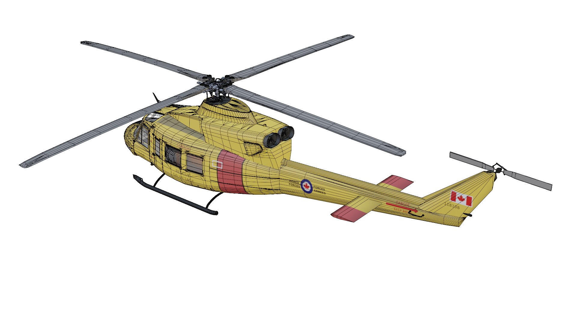 Bell CH-146 Griffon 3D Model - TurboSquid 2340794