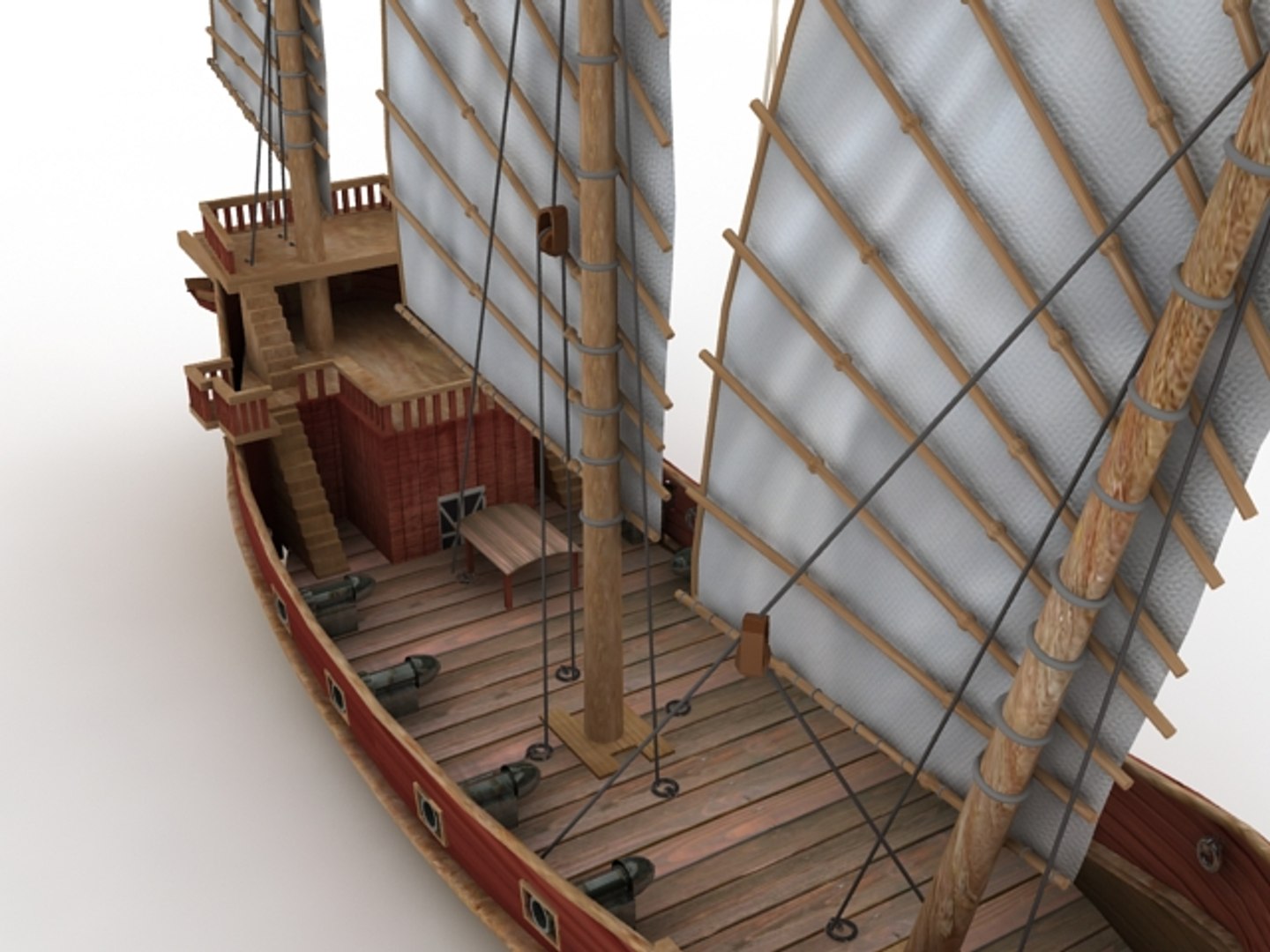 3D Pirate Ship - TurboSquid 459438