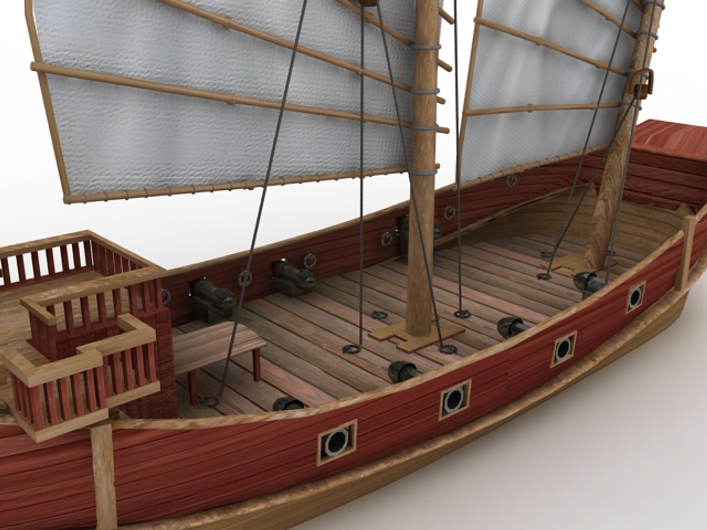 3D 3D Studio ship pirate park