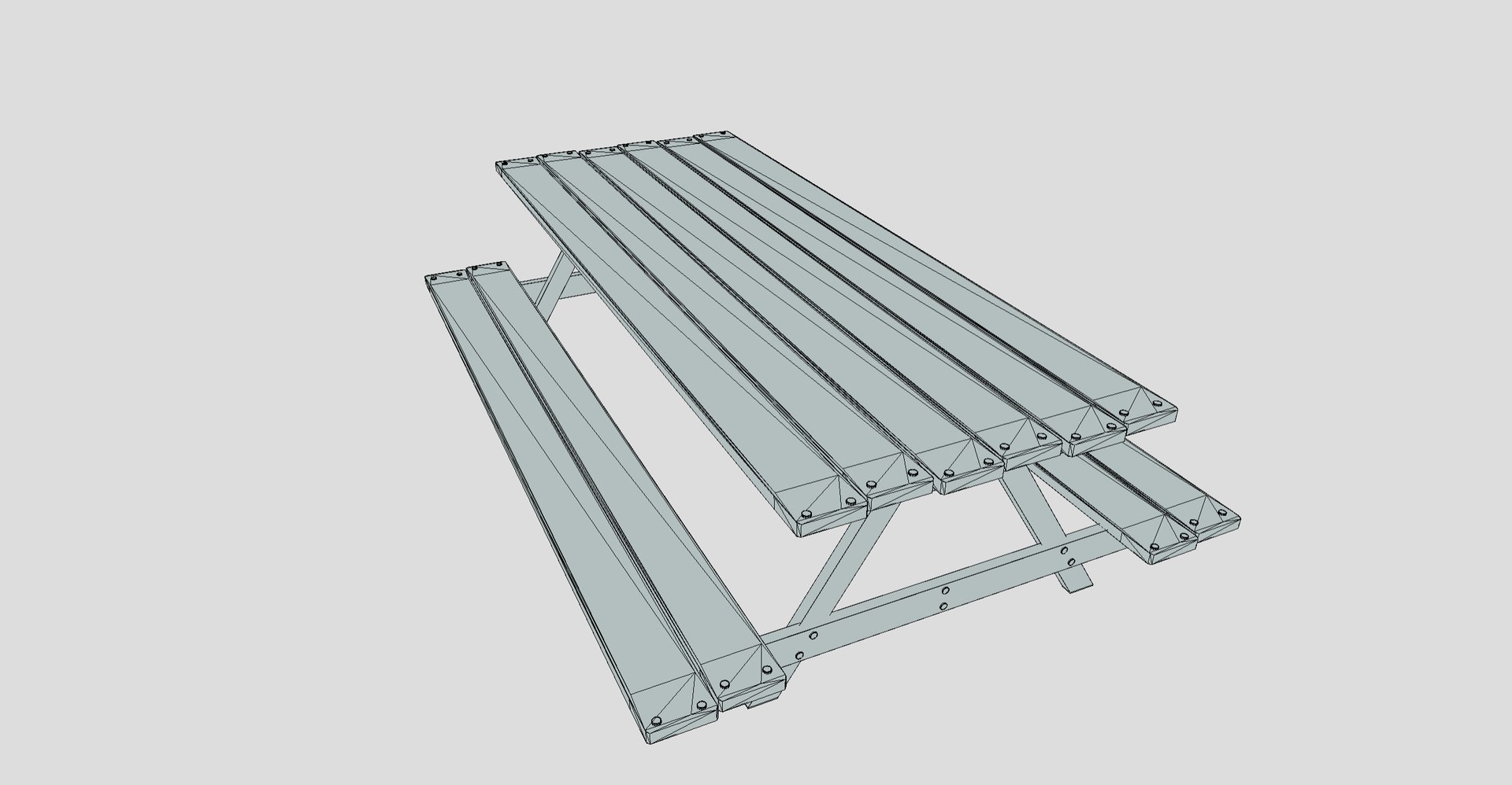 Free Park Table 3D Model - TurboSquid 2417742