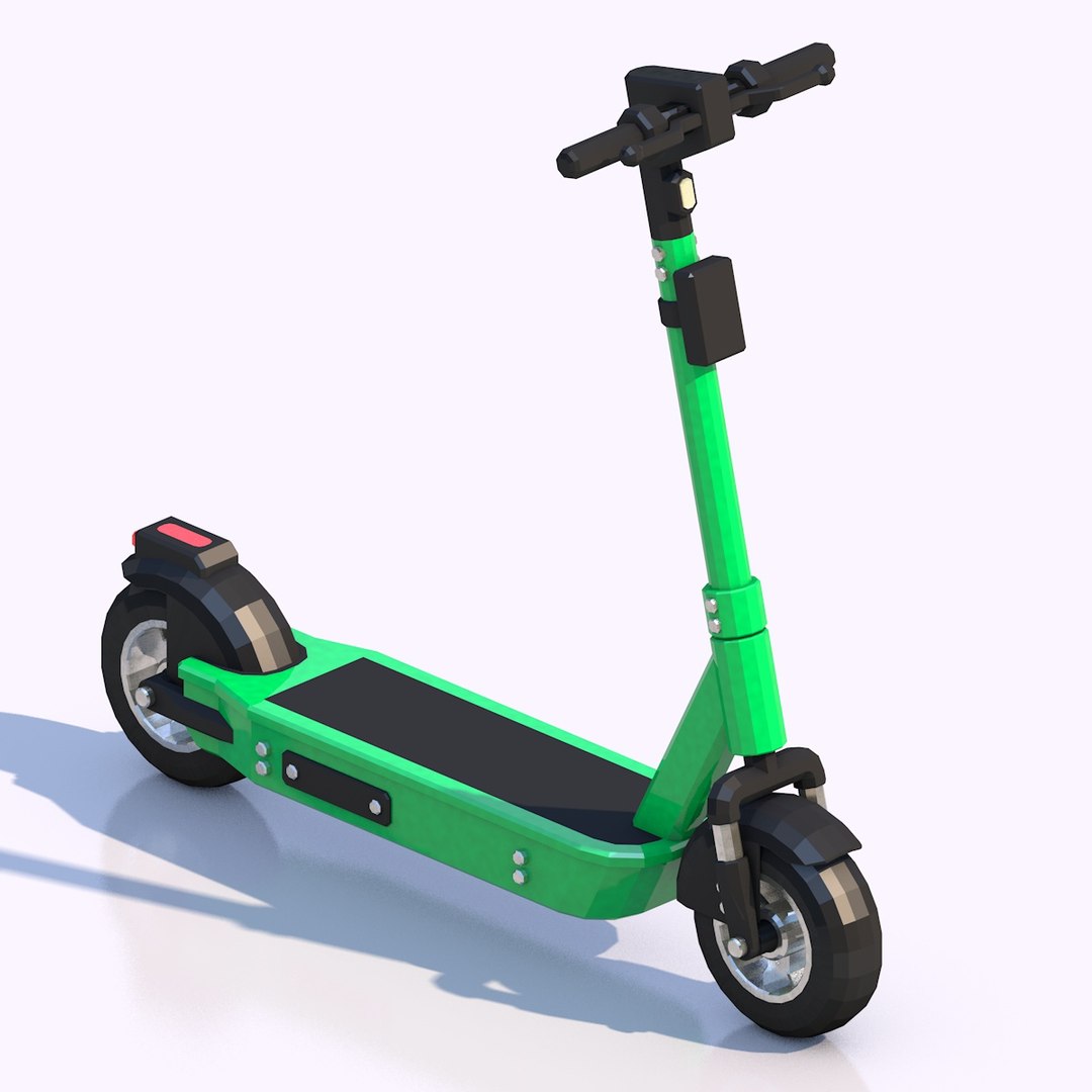 3D Electric Scooter Model - TurboSquid 1954322