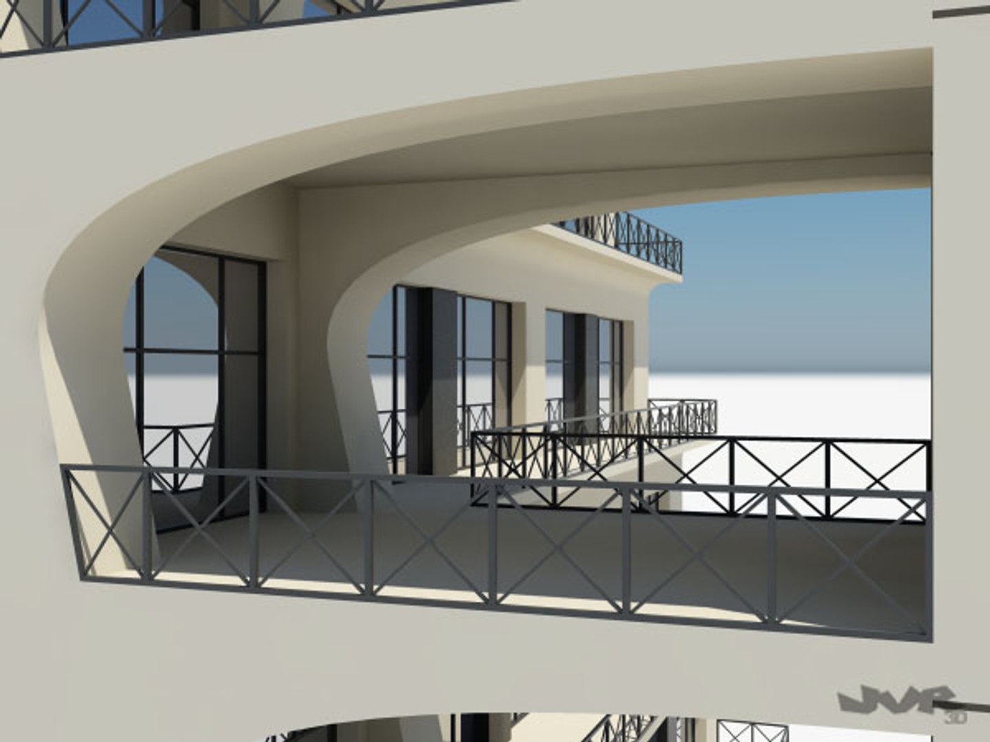 sant building 3d model
