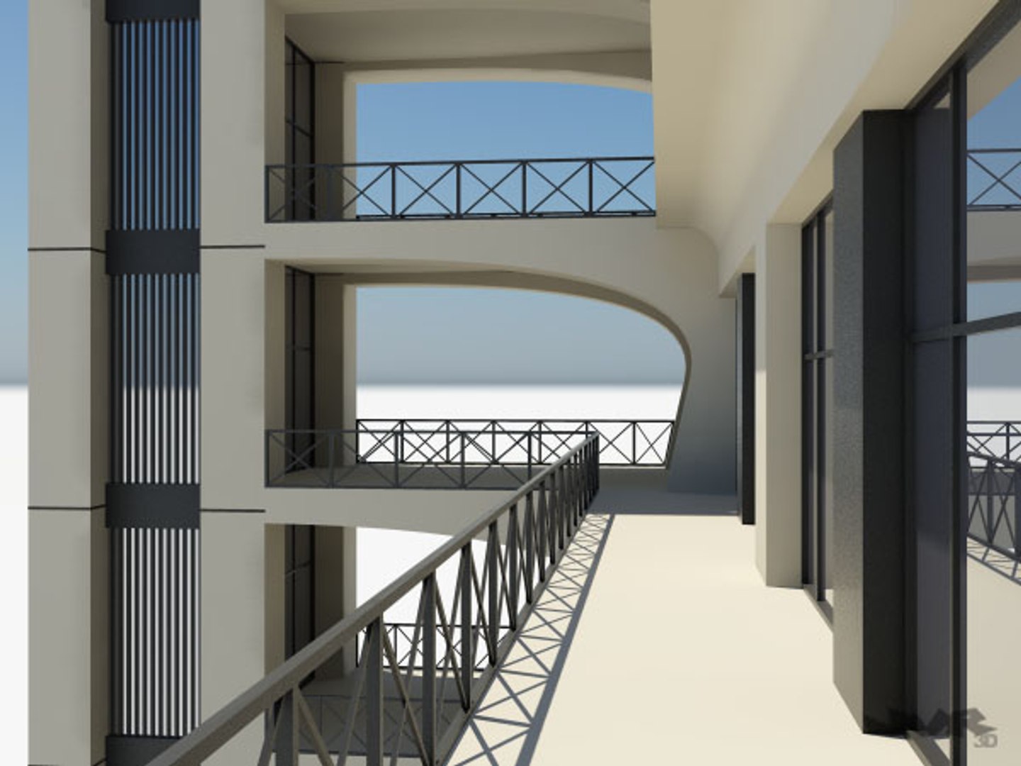 sant building 3d model
