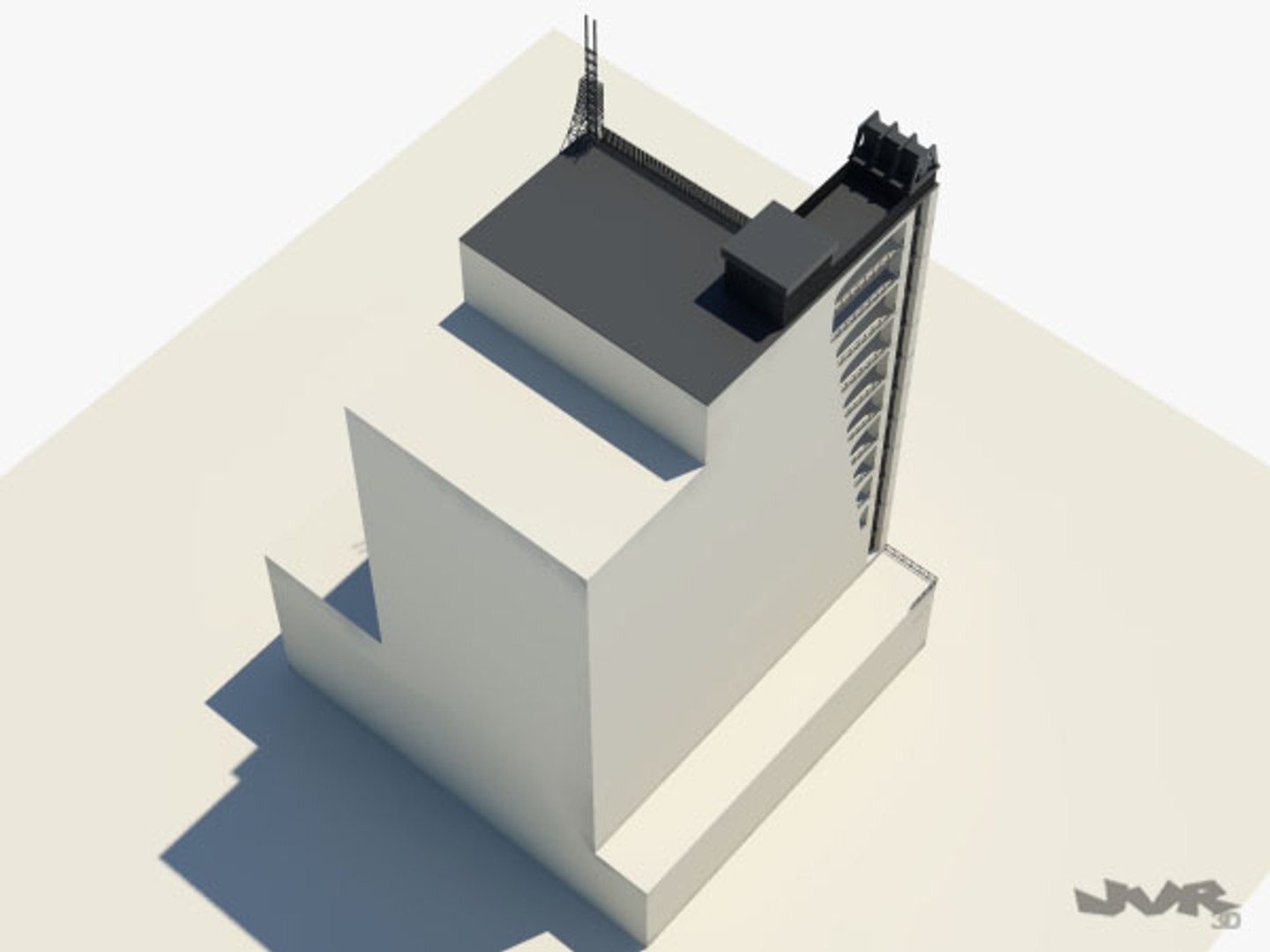 sant building 3d model