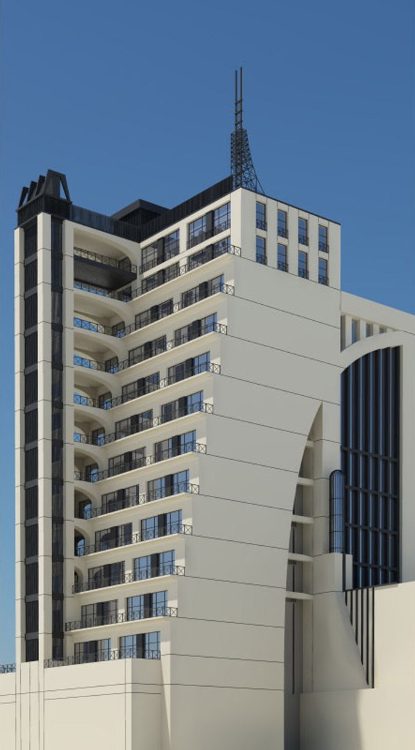 sant building 3d model