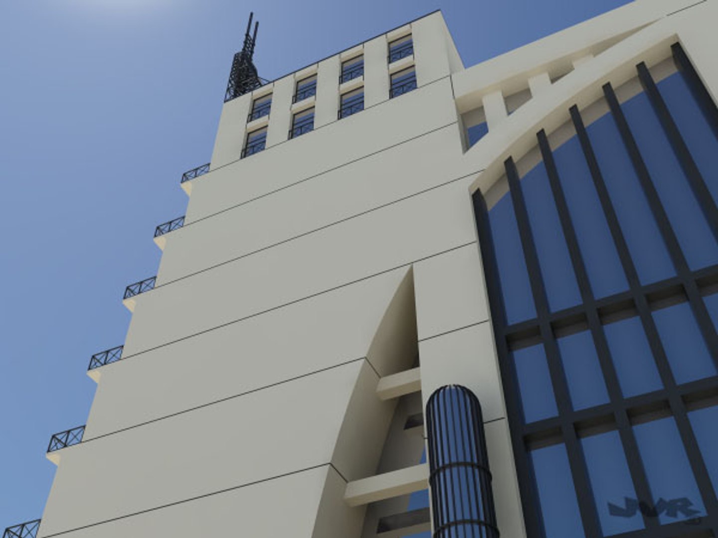 sant building 3d model