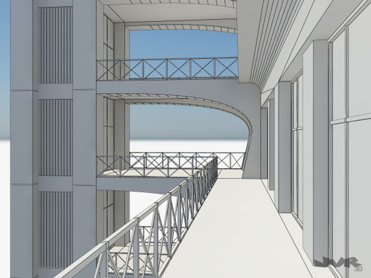 sant building 3d model