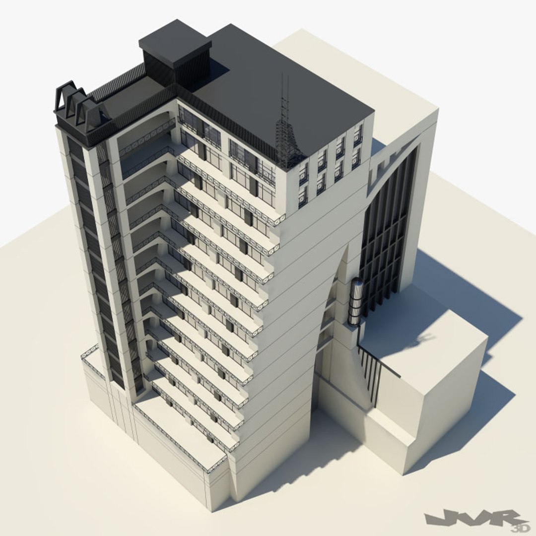 sant building 3d model
