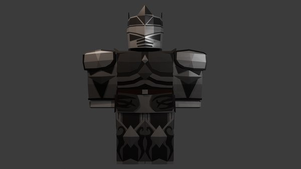 modelo 3d Armadura de Roblox - TurboSquid 2291978