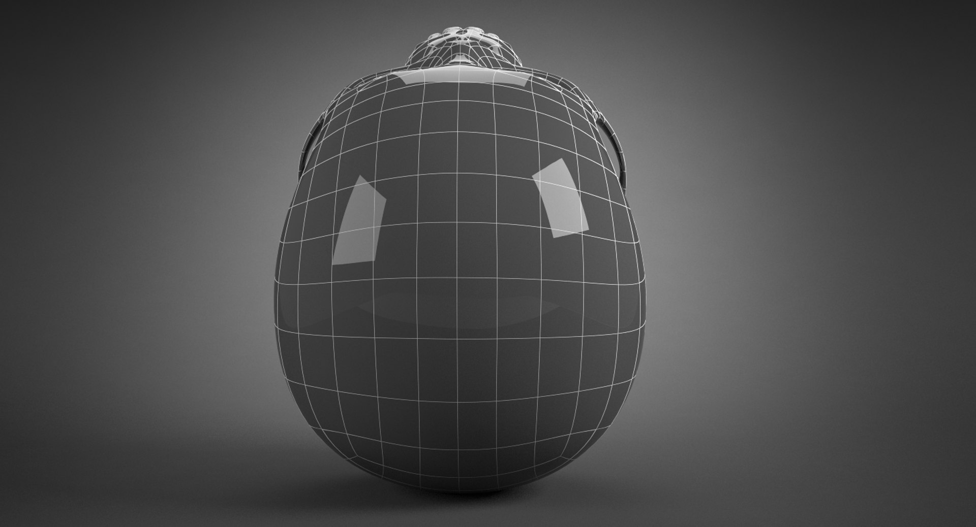 3d human skull model